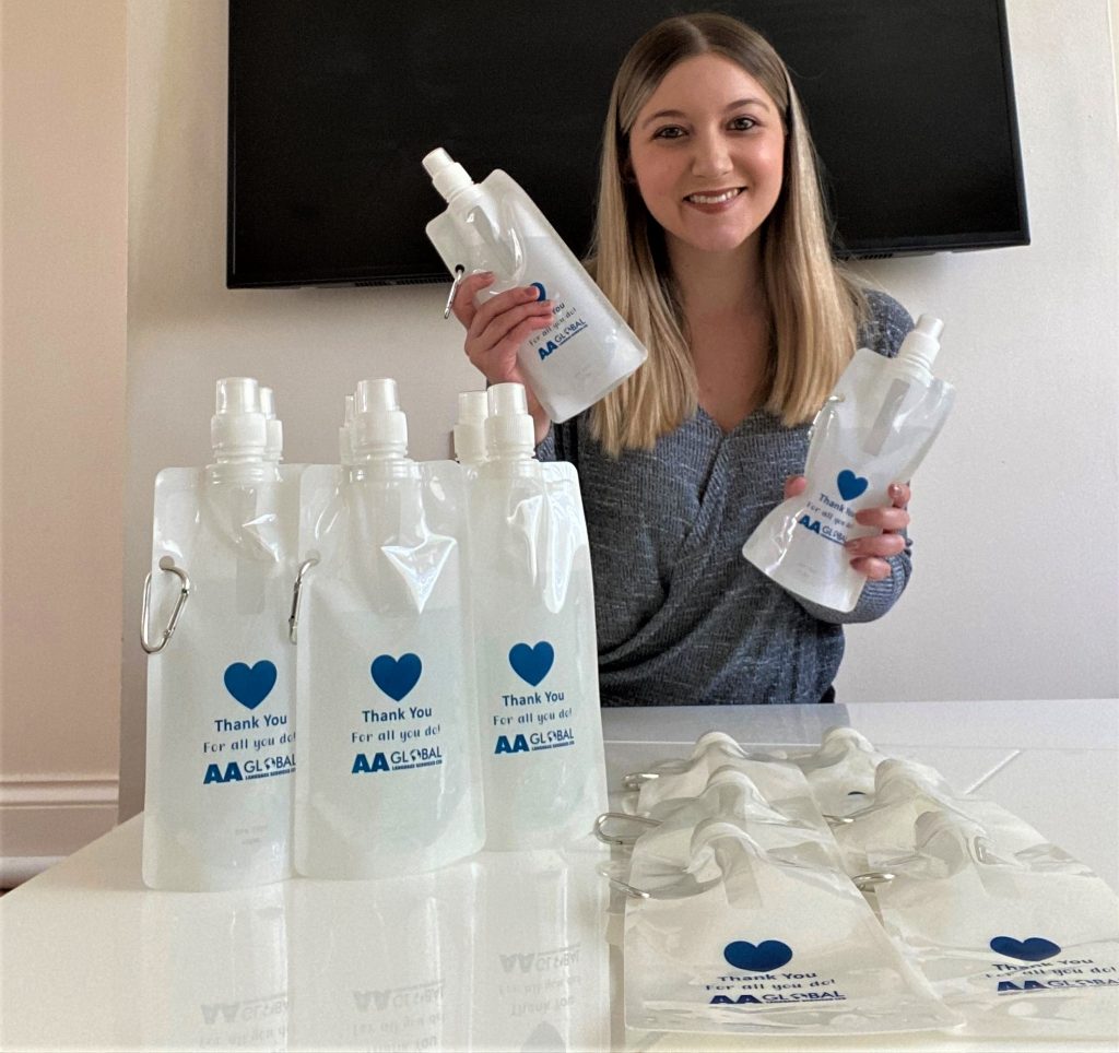 Health service supplier splashes out on water bottles to thank ...